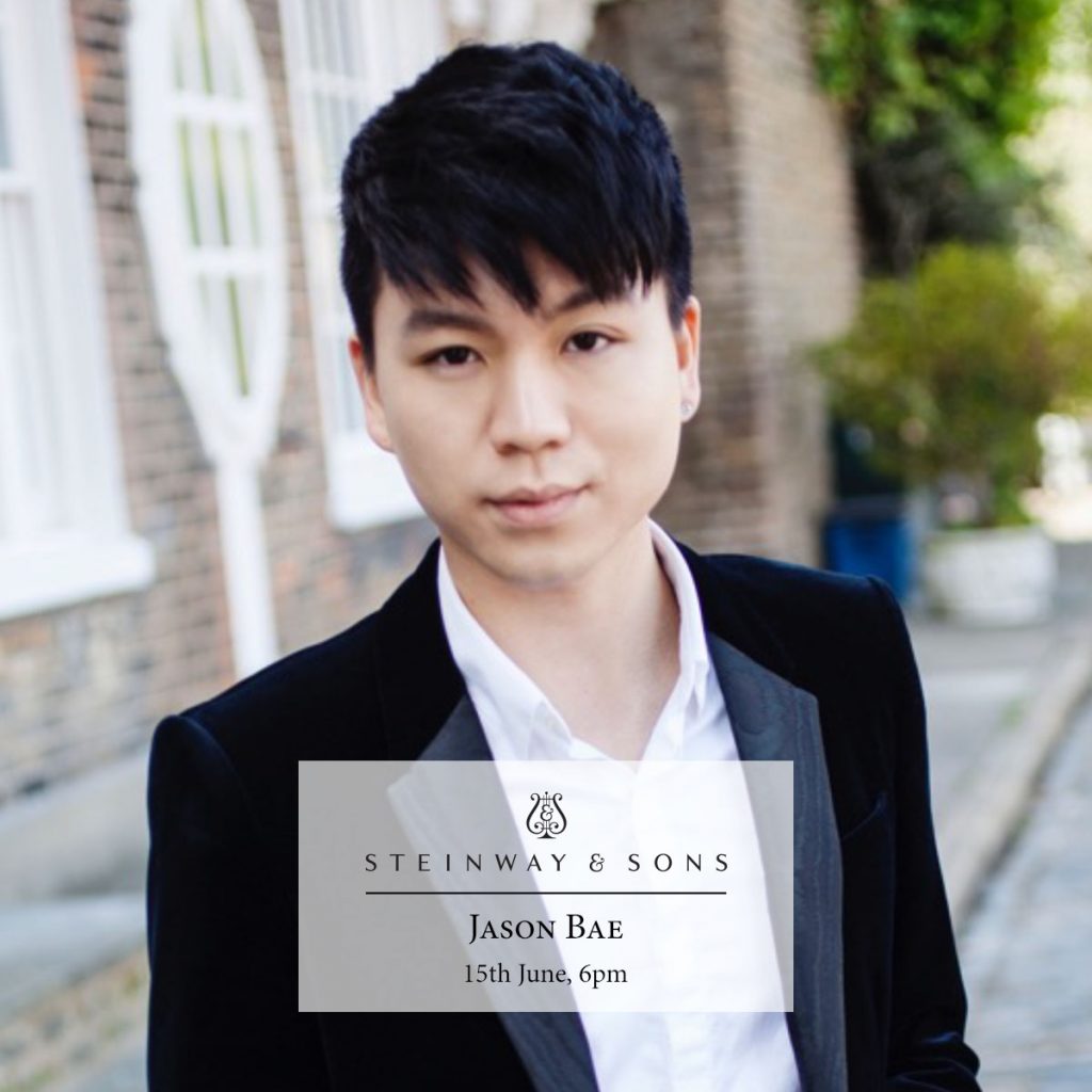 JASON BAE AT STEINWAY HALL - Steinway Hall